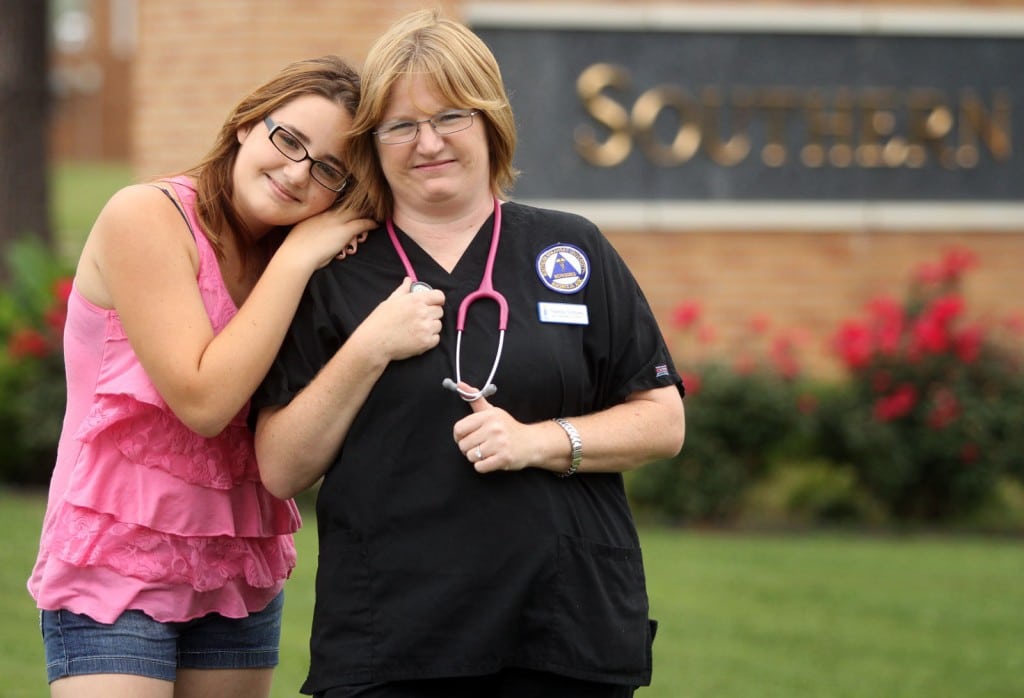 SAU nursing student has support from her family at home and on campus ...